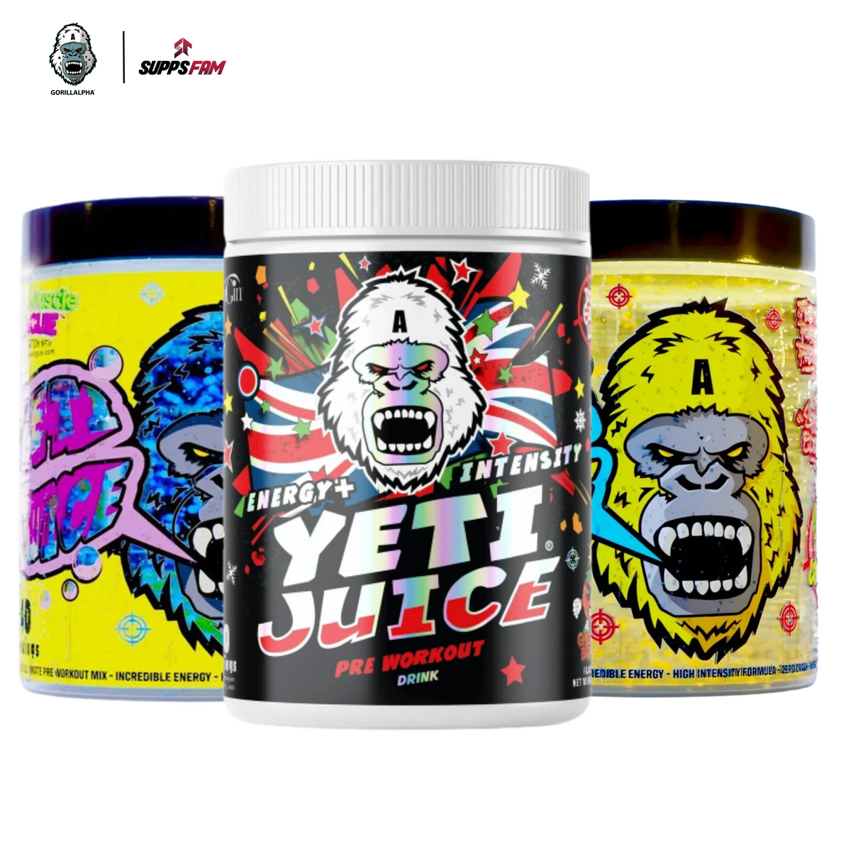 Gorillalpha Yeti Juice Pre Workout 480g – SuppsFam
