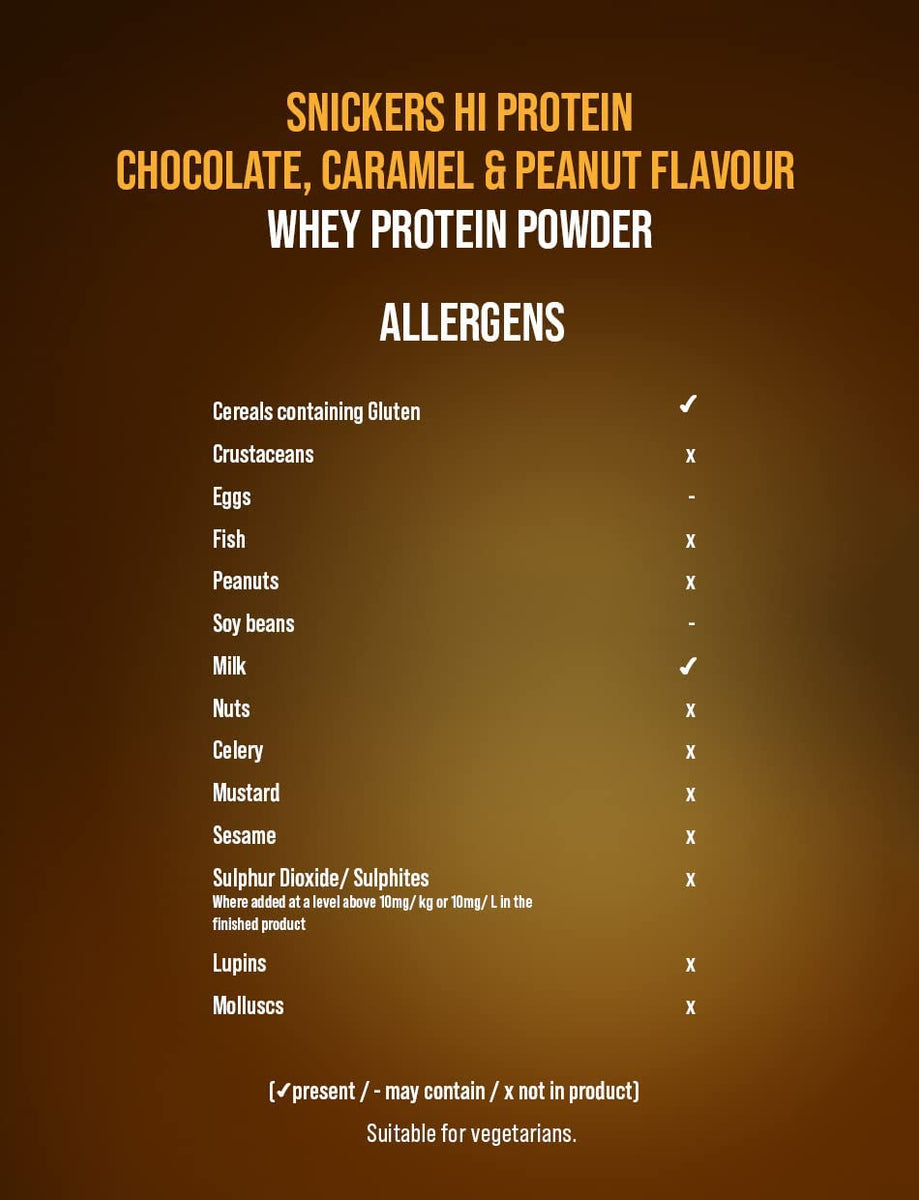 Snickers Whey Protein Powder 480g – SuppsFam